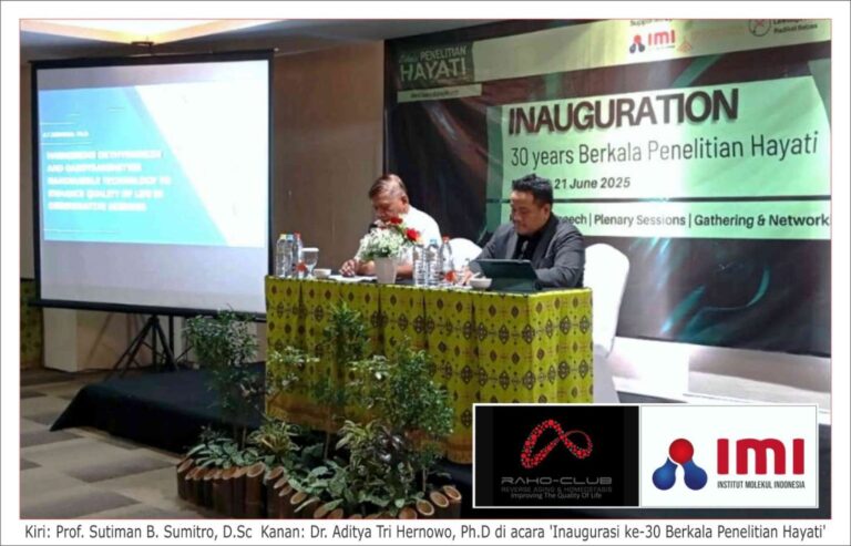 Terapi Nanobubbles IMI-RAHO Club Di Inaugurasi ke-30 Berkala Penelitian ...
